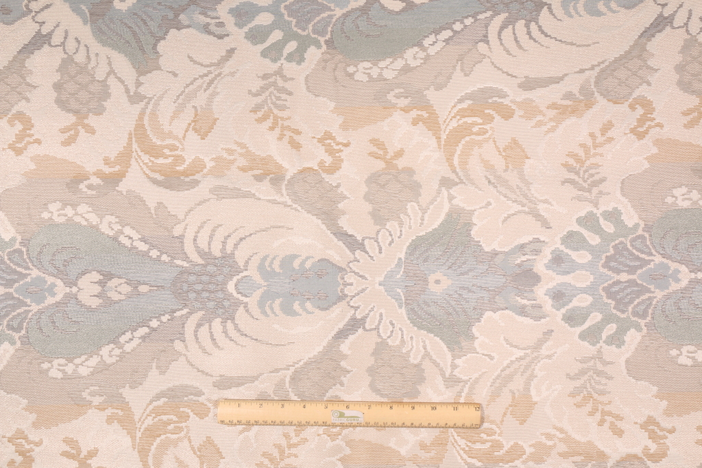 3 Yards Tapestry Upholstery Fabric in Blue