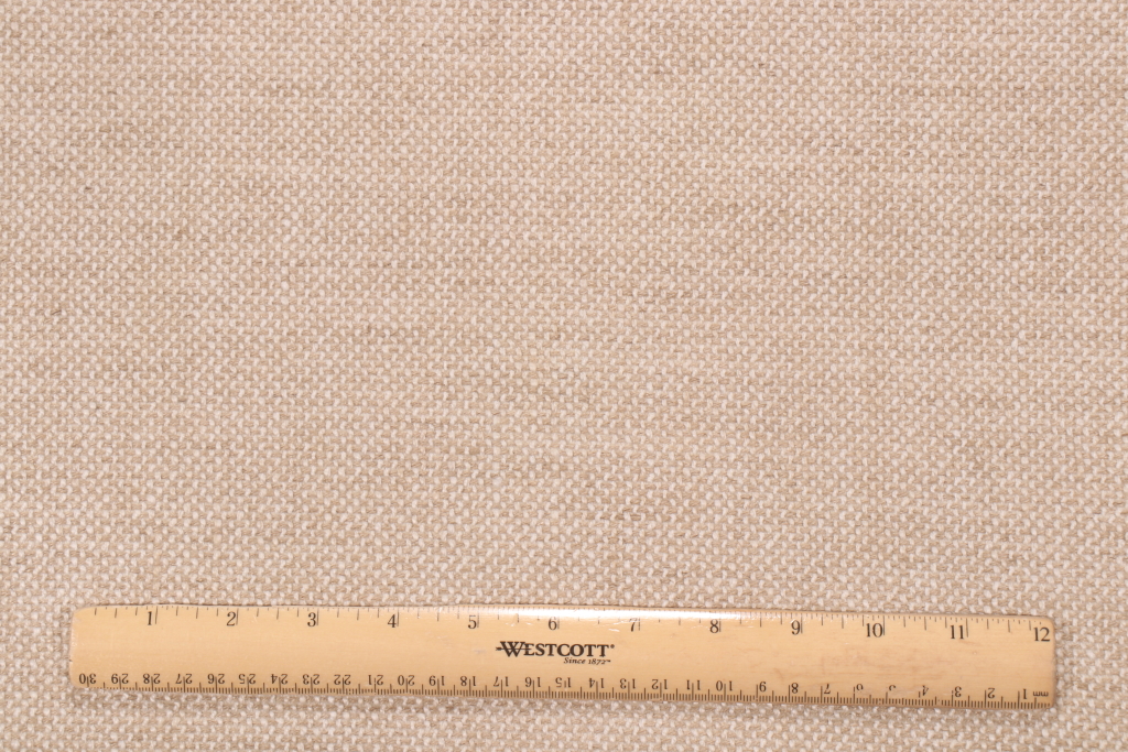 6.1 Yards Basketweave Upholstery Fabric in Natural
