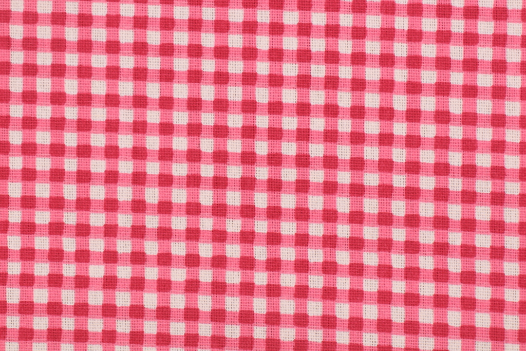 14 Yards PK Lifestyles Gingham Printed Cotton Drapery Fabric in Red