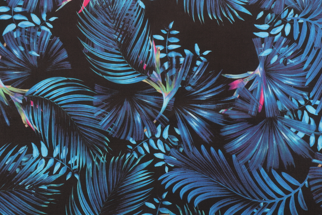 Terrasol - Lunar Printed Acrylic Outdoor Fabric in Rainforest