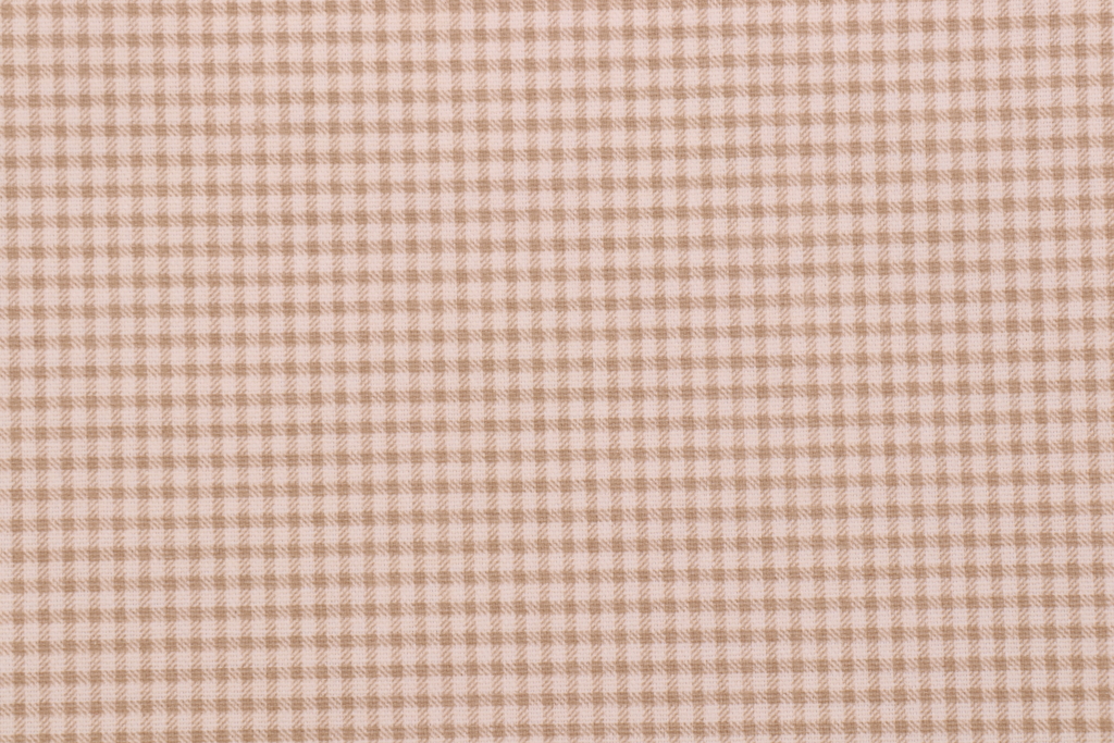 1.75 Yards Robert Allen Crosswell Printed Cotton Drapery Fabric in Chino