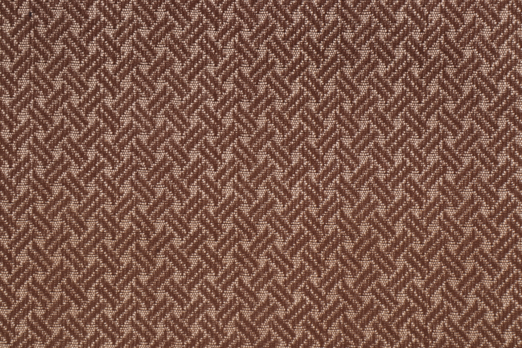 1.25 Yards Crosshatch Woven Outdoor Fabric in Pecan