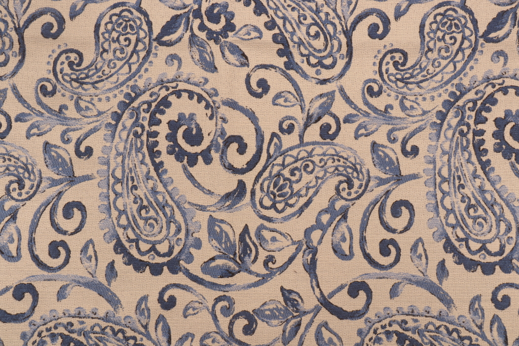 1.25 Yards Golding Molly Tapestry Upholstery Fabric in Indigo