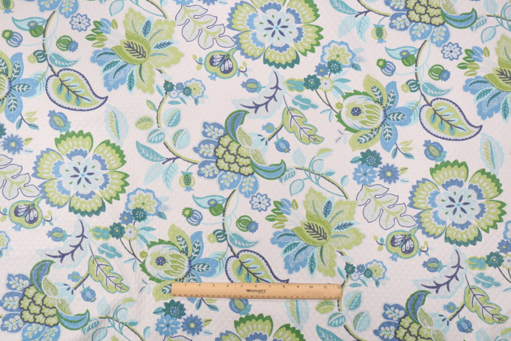 Sample of Richloom Telfair-Diamond Embossed Printed Polyester Outdoor ...