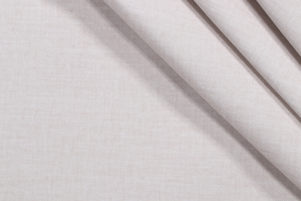 Sample of Solid Brushed Upholstery Fabric in Cream