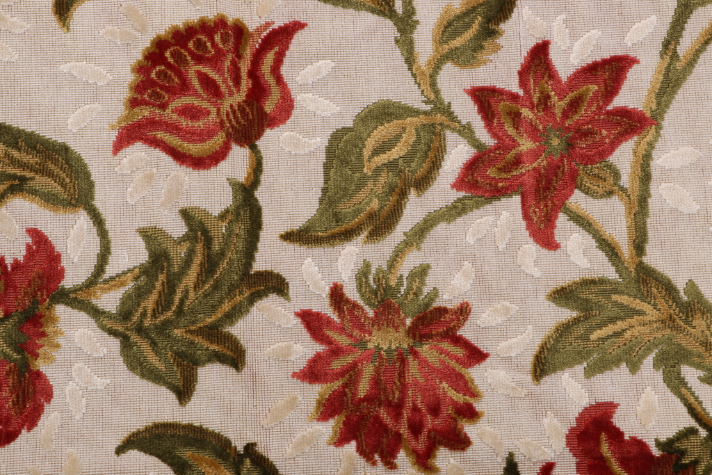 .75 Yards Old World Weavers Royal Palace Grois Point Velvet Upholstery ...