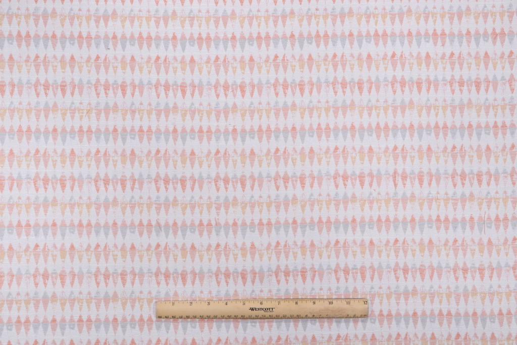 Golding Jest Matelasse Decorator Fabric in Coral