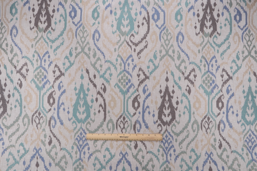 5.38 Yards Richloom Nirvana Tapestry Upholstery Fabric in Mineral