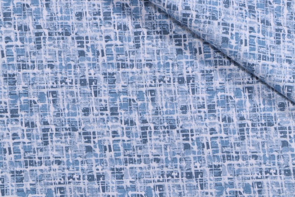 9 Yards Mill Creek Ilixo Printed Cotton Drapery Fabric in Ink