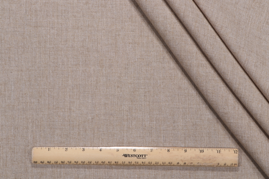 Sample of Lino Textiles Logan Woven Polyester Drapery Fabric in Natural