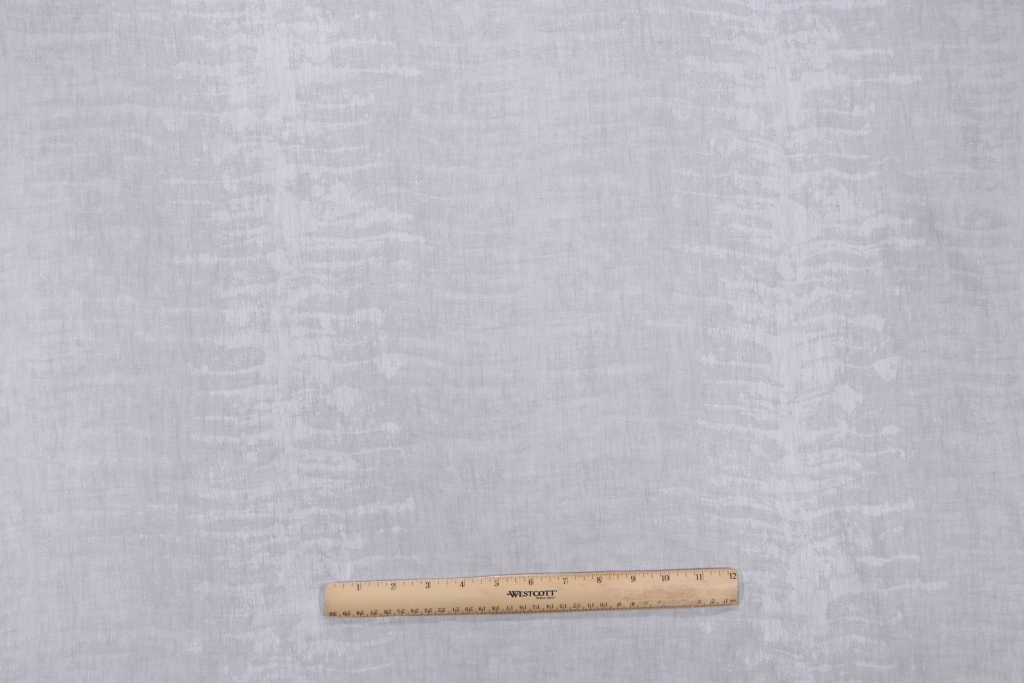 Sample of Lino Textiles Toledo Arianna Woven Linen Drapery Fabric in Silver