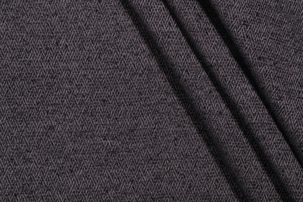 Richloom Huck Fortress Finish Woven Chenille Upholstery Fabric in Graphite