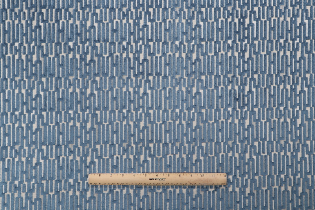 Crypton Lublin High Performance Velvet Upholstery Fabric in Slate