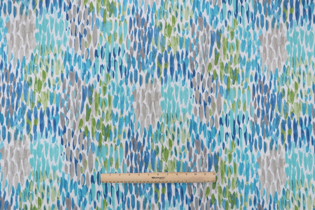 12 Yards Kelly Ripa Home Make It Rain Printed Polyester Outdoor Fabric ...