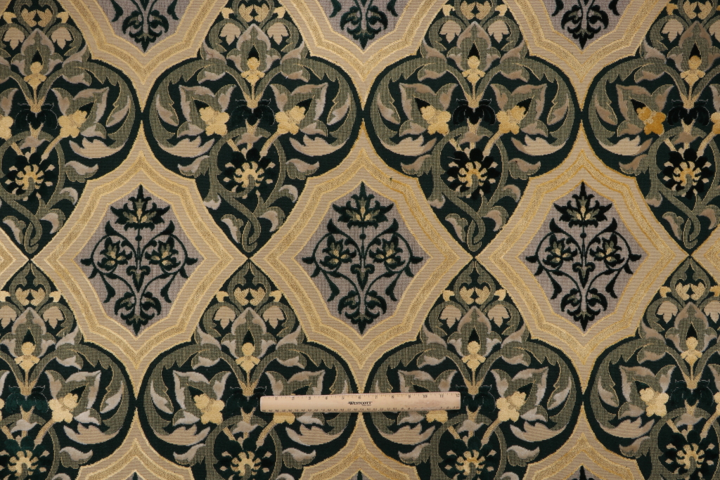 2.75 Yards Old World Weavers Sahara Grois Point Velvet Upholstery ...