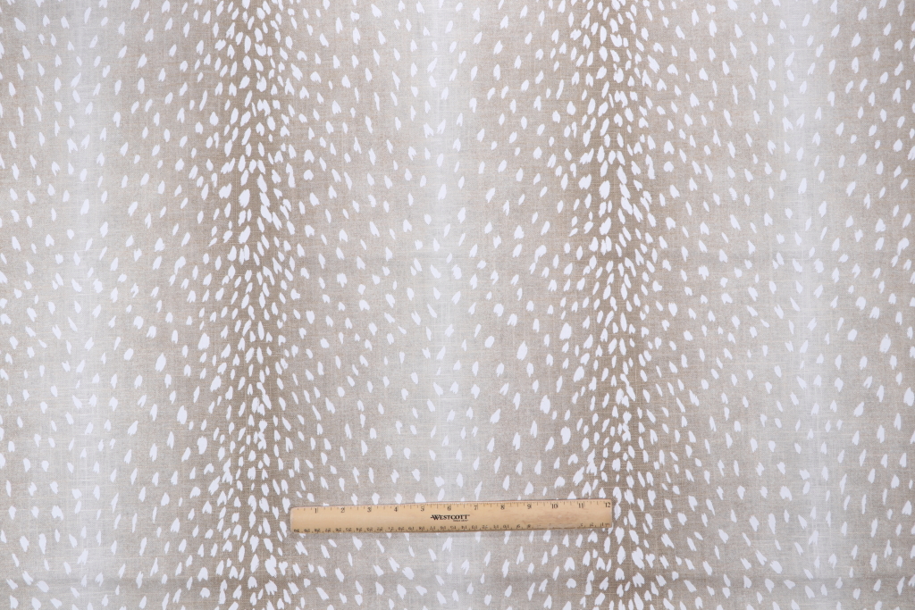 2 Yards Vern Yip Perth Printed Linen Blend Drapery Fabric in Fawn for ...