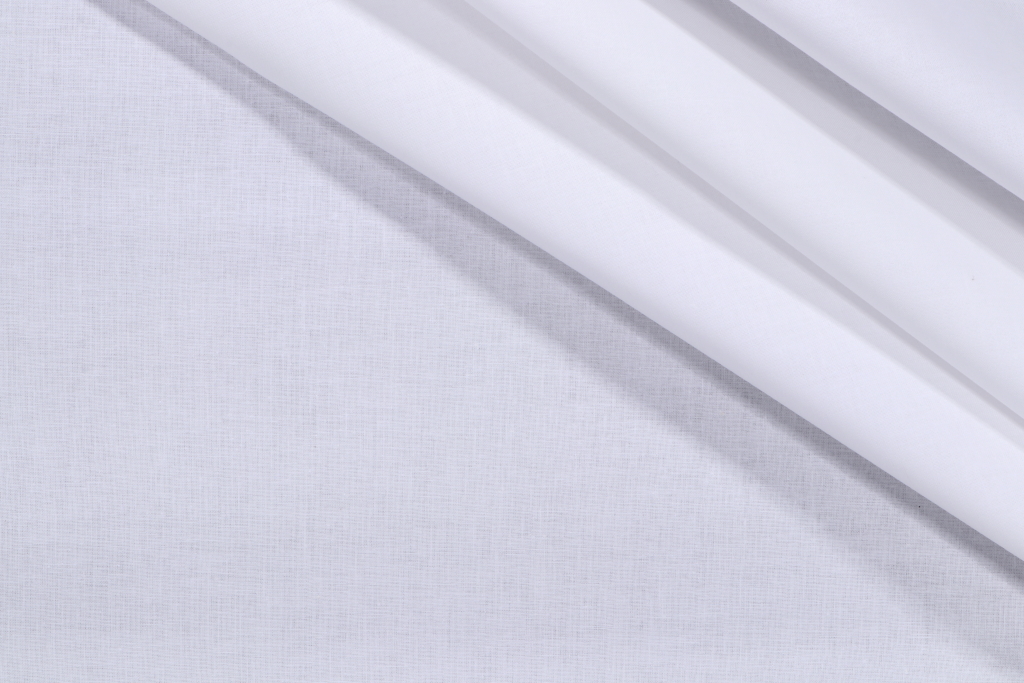 Royal Blend Drapery Lining in White