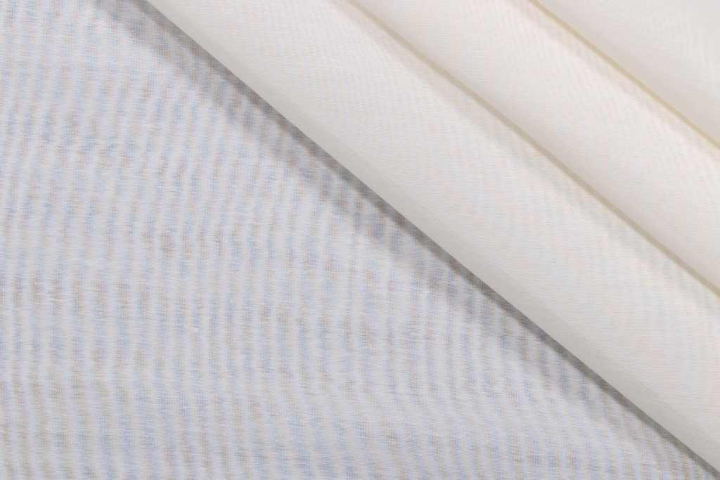 4 Yards Super Batiste Sheer Drapery Fabric in Ivory