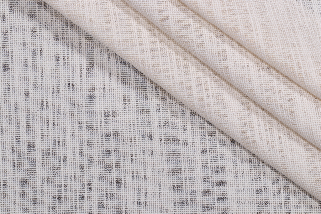 PK Lifestyles Lara Semi-Sheer Drapery Fabric in Parchment