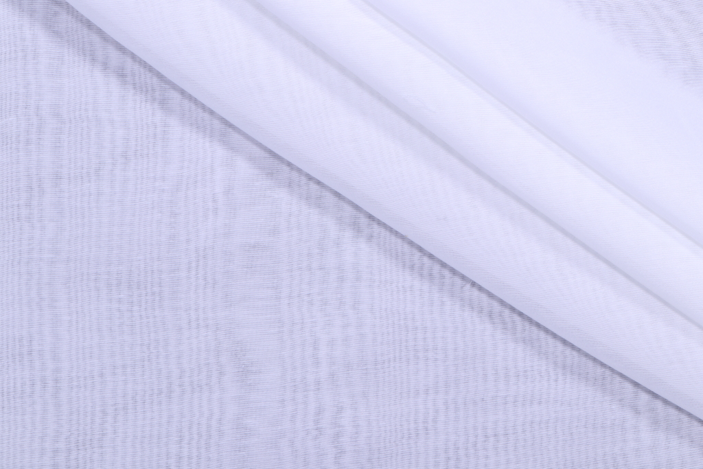 Super Batiste Sheer Drapery Fabric in White Snow