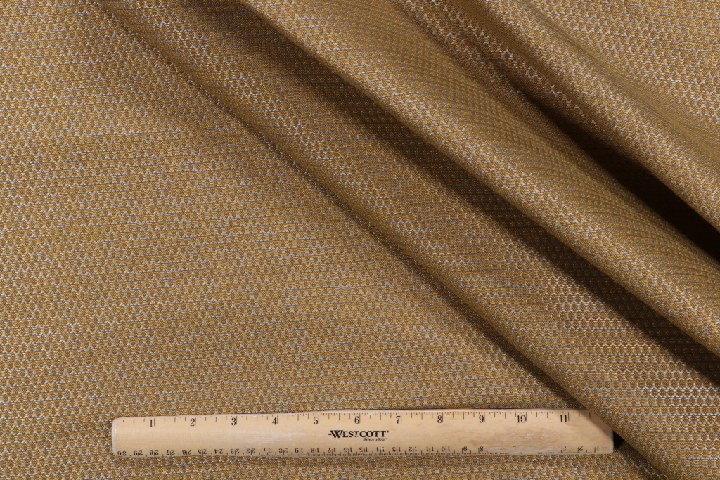 Reflector Woven Outdoor Fabric in Burnish Yellow