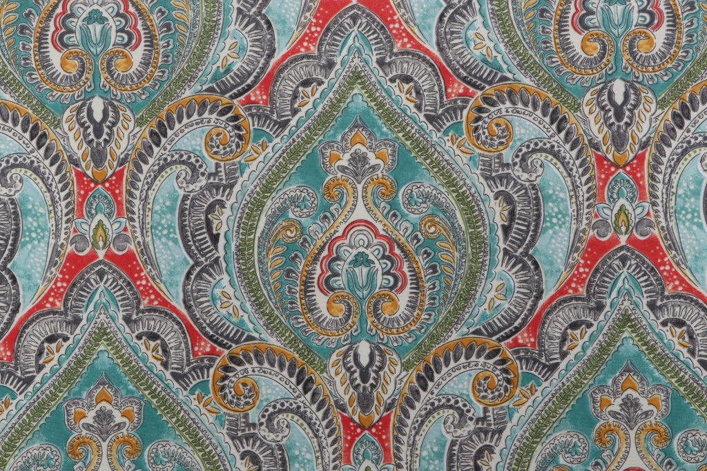 10 Yards Kelly Ripa Home Pretty Witty Printed Polyester Fabric in Reef