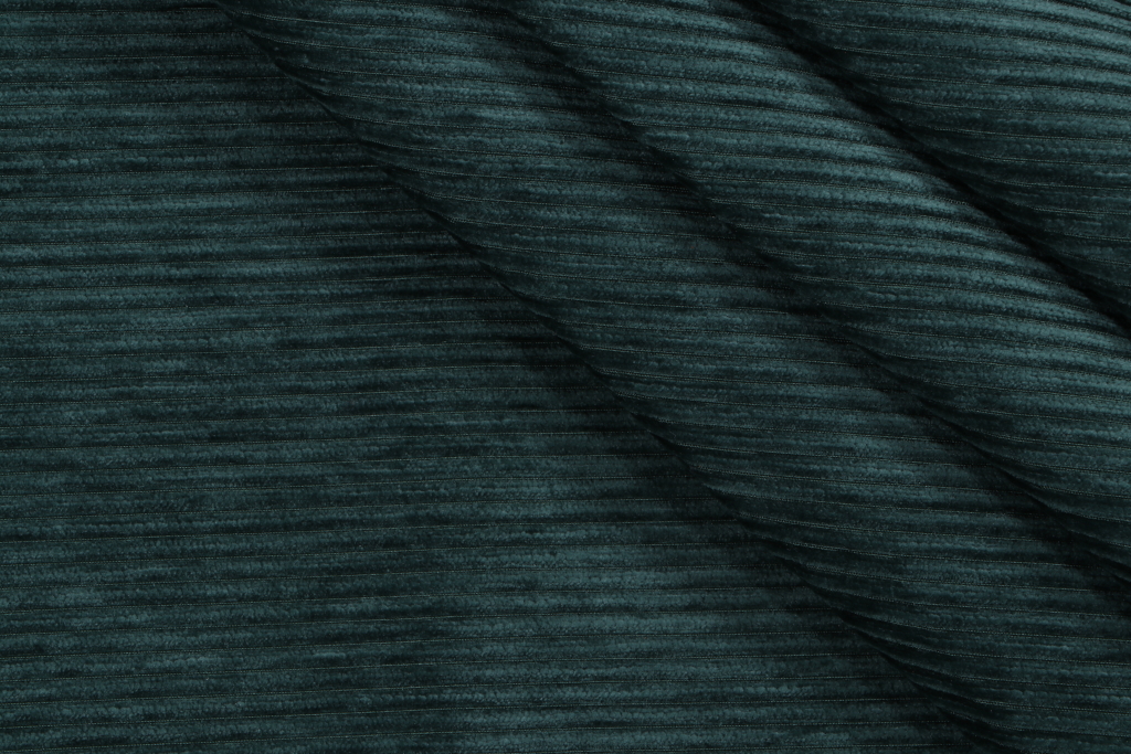 1 Yard Ridges Woven Corduroy Upholstery Fabric in Forest