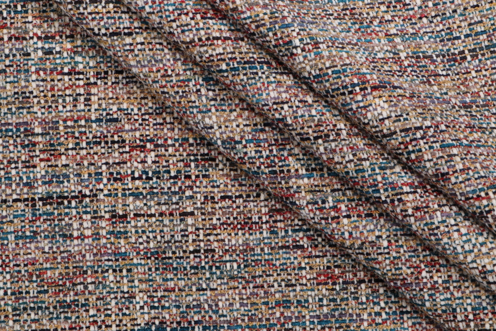 .88 Yards Jayme Woven Chenille Upholstery Fabric in Carnival