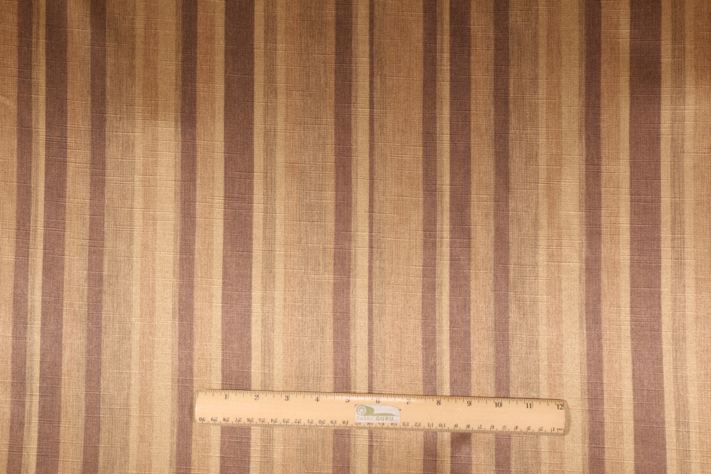 Robert Allen Greenport Cotton Poly Sateen Drapery Fabric in Amber