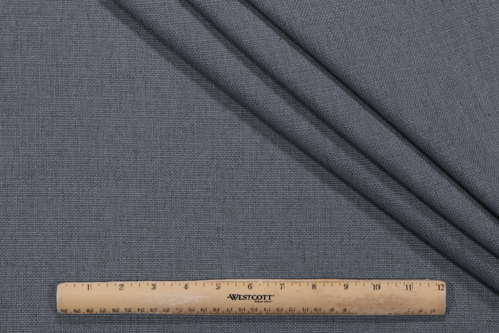 Heritage Fabrics Newville Woven Upholstery Fabric in Slate Blue