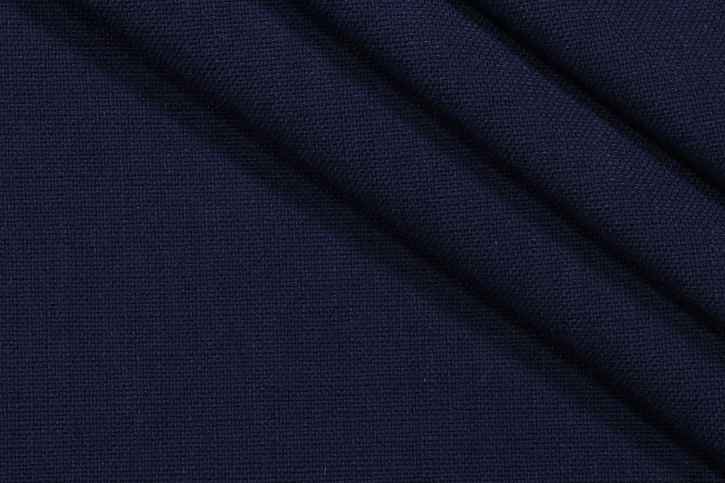 3.75 Yards Lorenzo Solid Woven Upholstery Fabric in Navy