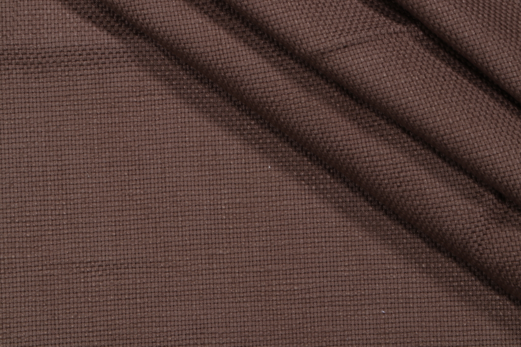 1.5 Yards Kaufmann Slubby Basket Woven Decorator Fabric in Brown