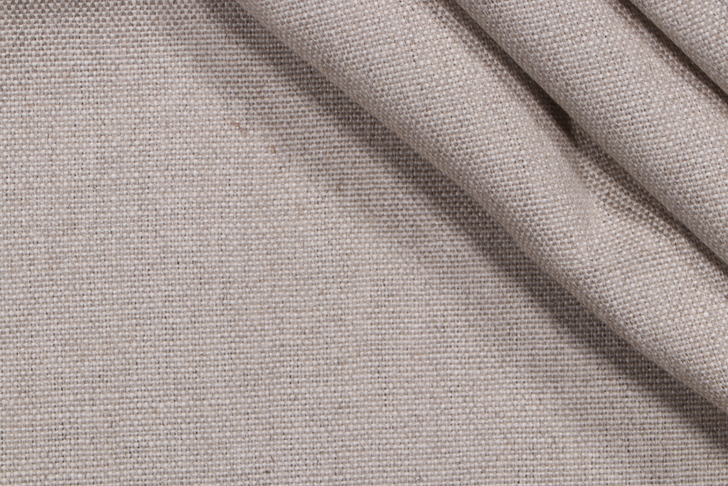 .63 Yards Vera Woven Linen Blend Decorator Fabric in Putty