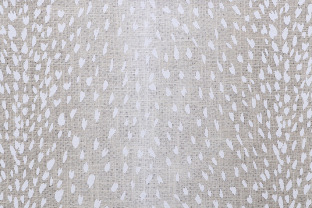 2.13 Yards Vern Yip Perth Printed Linen Blend Drapery Fabric in Fawn