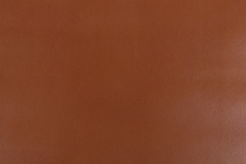 2.88 Yards Solid Vinyl Upholstery Fabric in Cognac