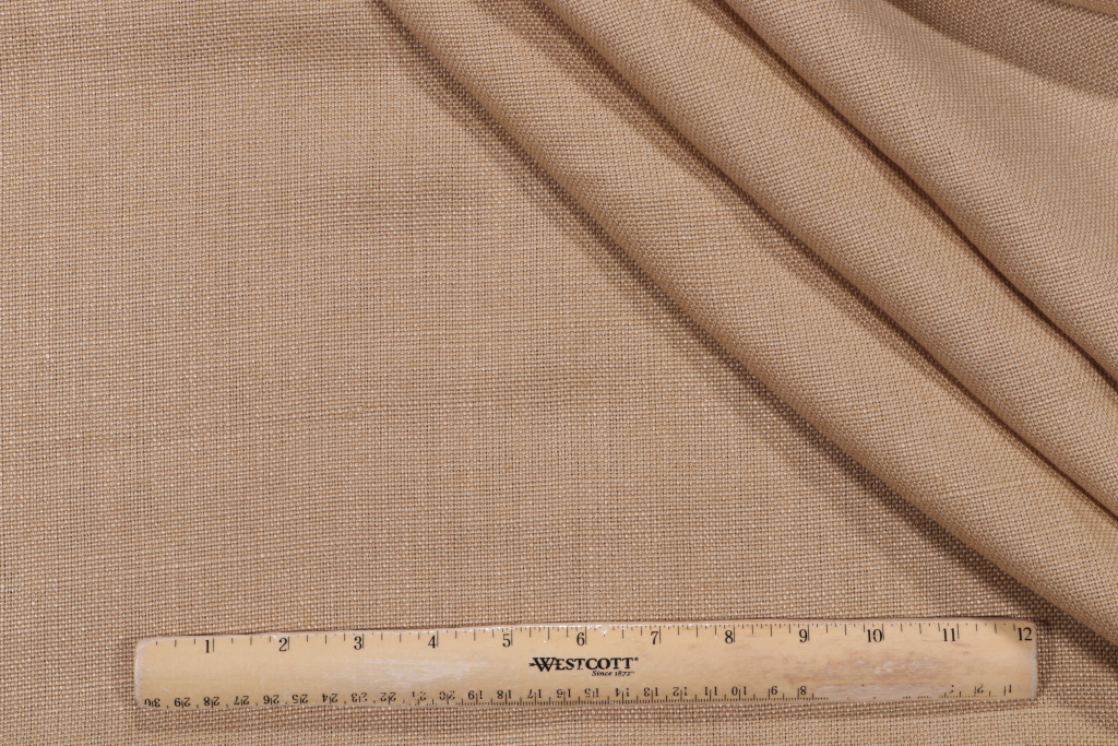 3 Yards Kaufmann Slubby Linen Woven Decorator Fabric in Straw