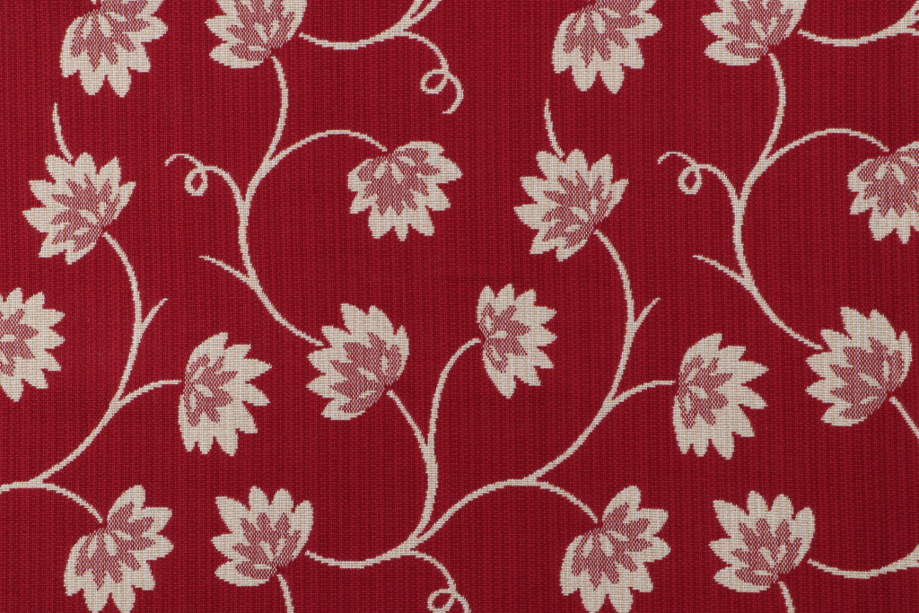 3 Yards Provence Tapestry Upholstery Fabric in Red