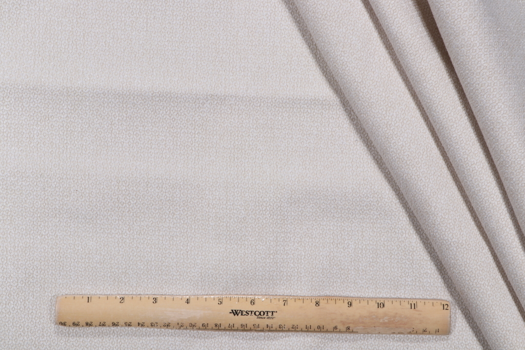 .88 Yards Kama Geo Woven Upholstery Fabric in Parchment