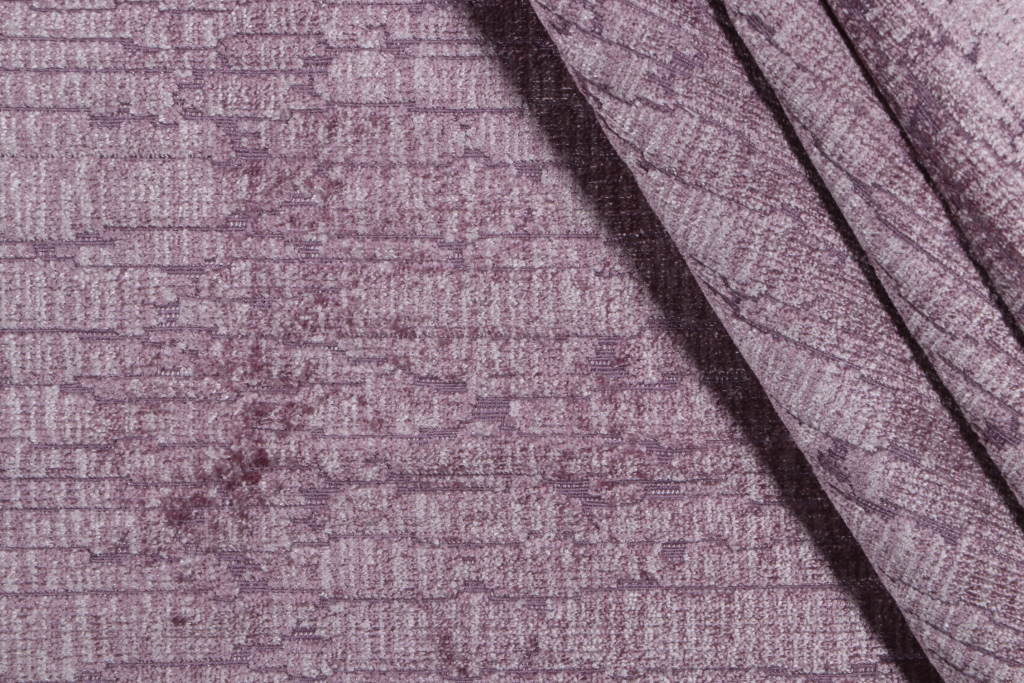 .88 Yards Bruno Velvet Upholstery Fabric in Amethyst