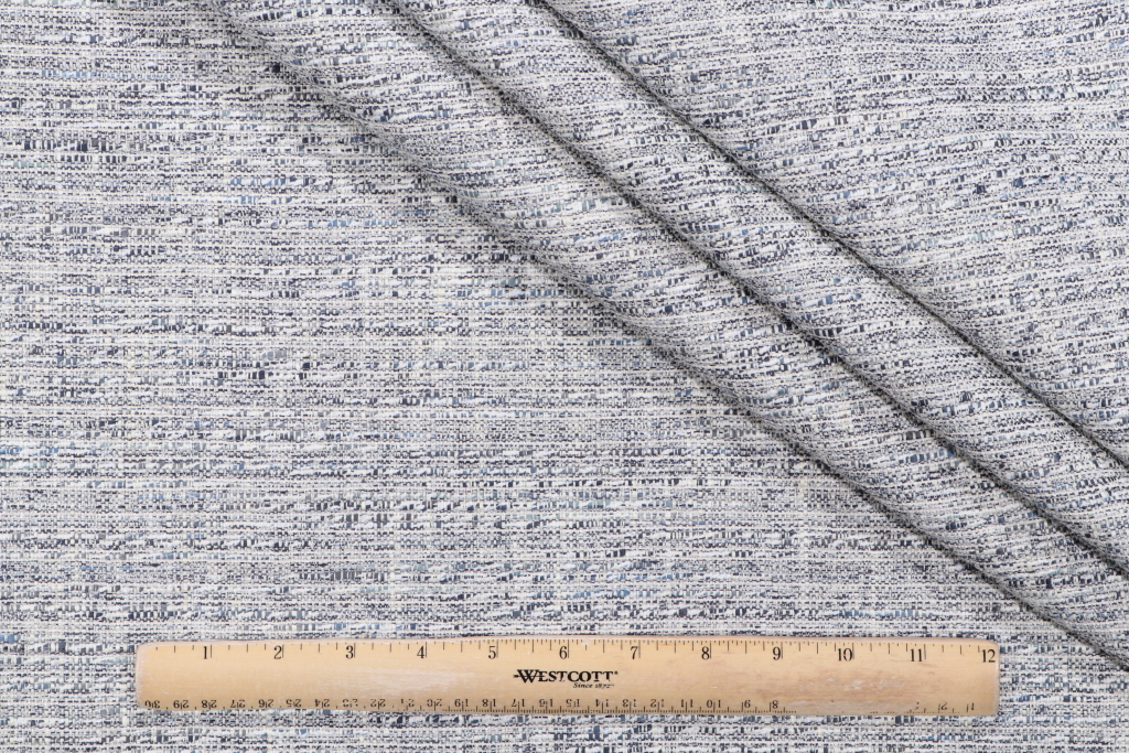 7.13 Yards Richloom Mixer Woven Upholstery Fabric in Indigo