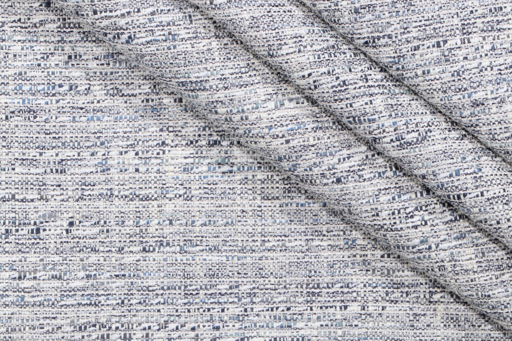 7.13 Yards Richloom Mixer Woven Upholstery Fabric in Indigo