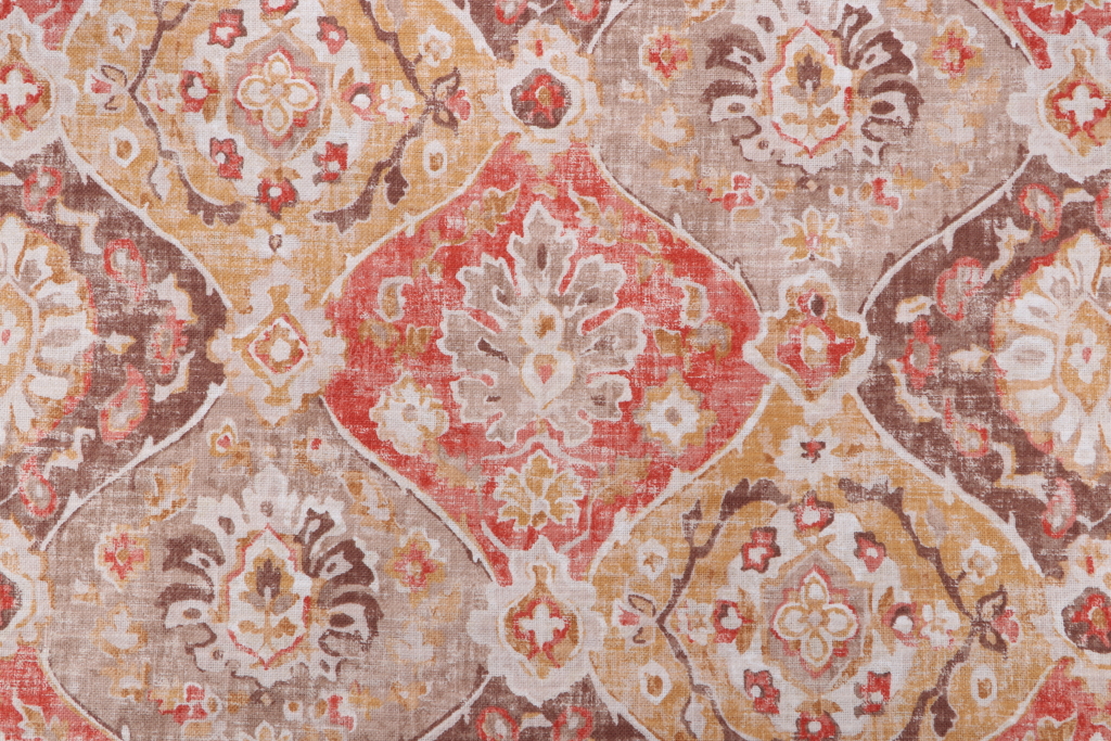 Covington Hathaway Printed Drapery Fabric in Earth