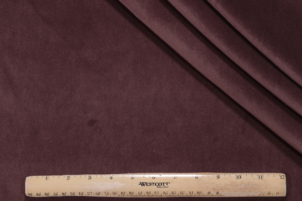 Crypton Sintra High Performance Velvet Upholstery Fabric in Raisin