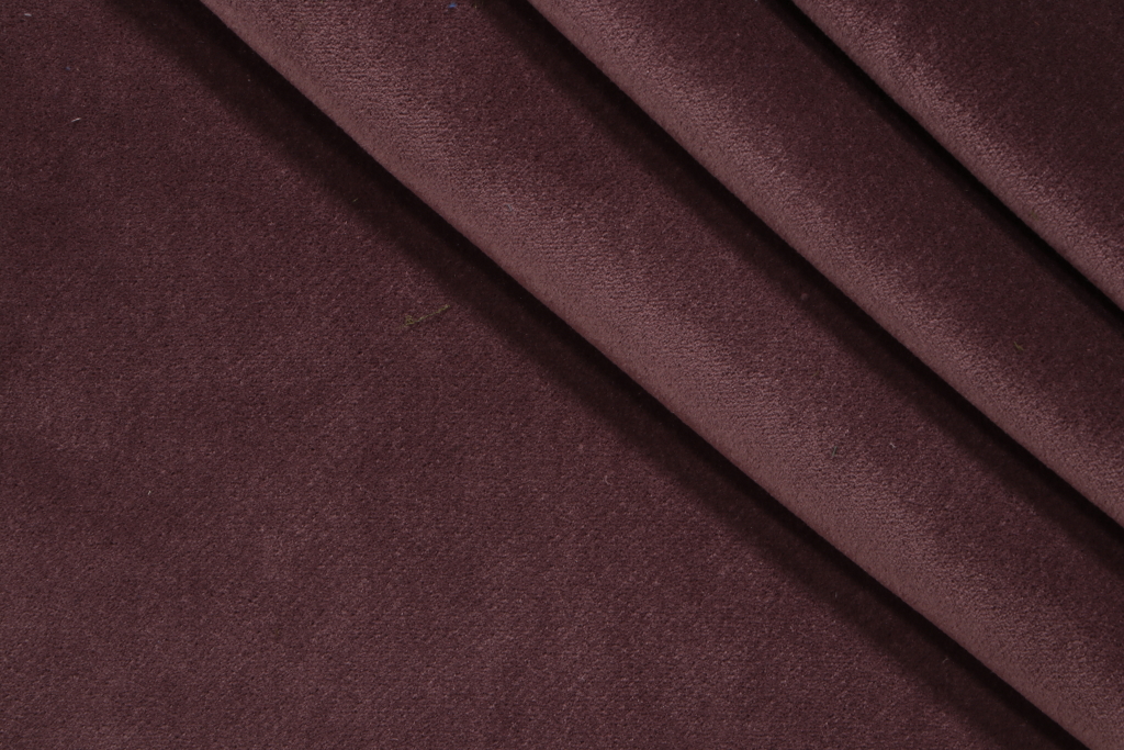 Crypton Sintra High Performance Velvet Upholstery Fabric in Raisin