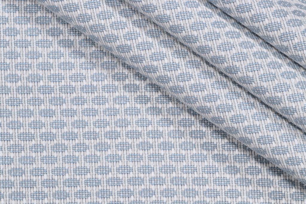 8.75 Yards Schumacher Hickox 76650 Woven Outdoor Fabric in Sky