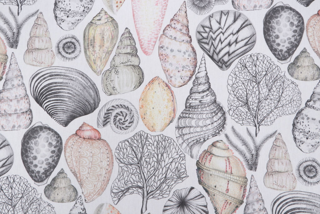 8 Yards Designer Guild Shell Bay FDG2885-1 Printed Acrylic Outdoor ...