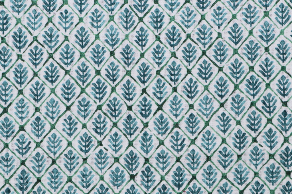 1 Yard Kendall Wilkinson Magitha Printed Cotton Drapery Fabric for Fabricut