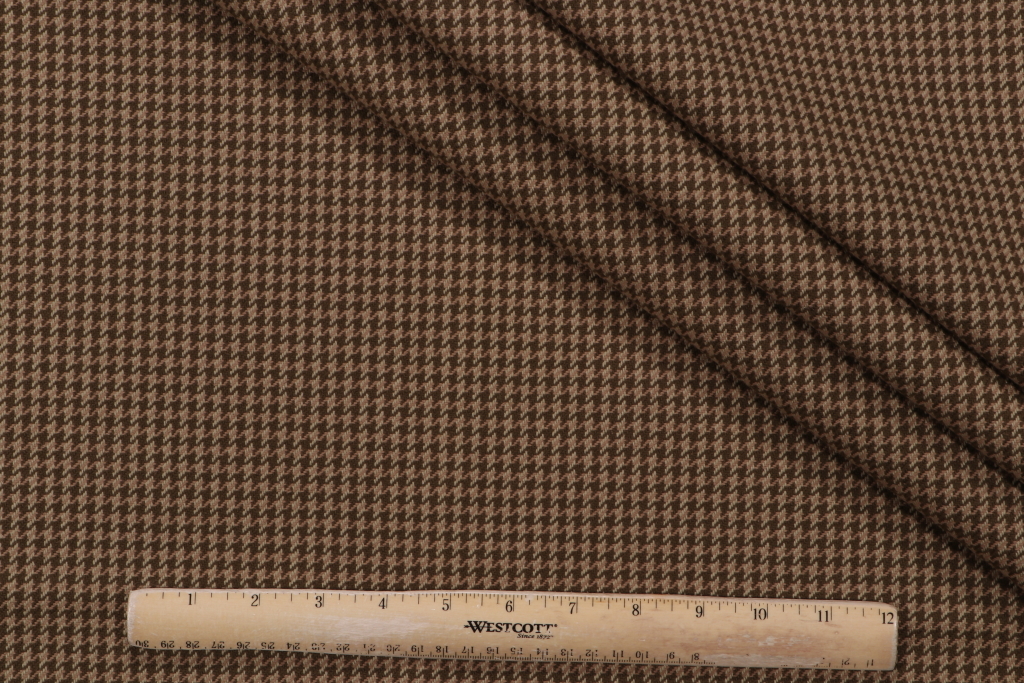 1.38 Yards Ralph Lauren Chesterfield Woven Upholstery Fabric in Chestnut