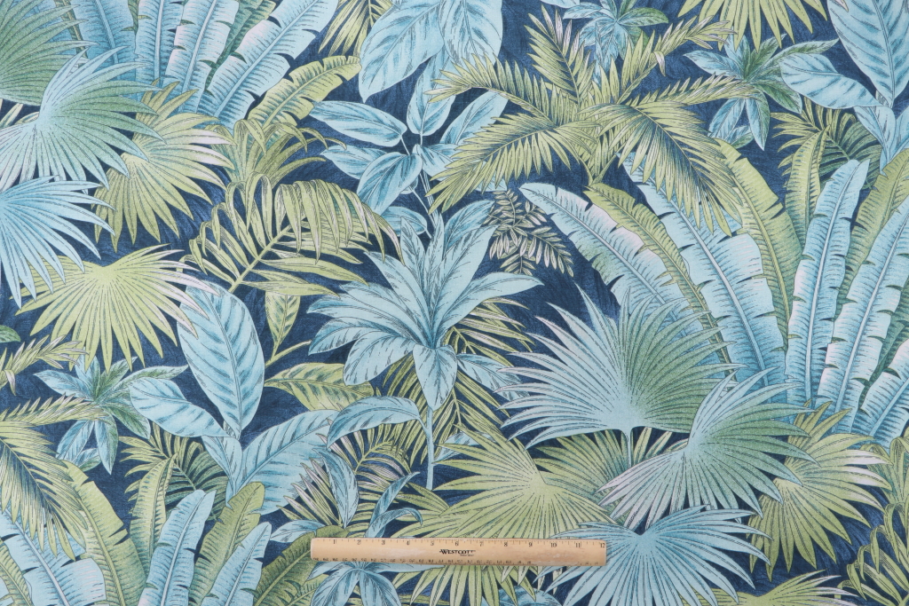8 Yards Tommy Bahama Bahamian Breeze Printed Cotton Drapery Fabric in ...