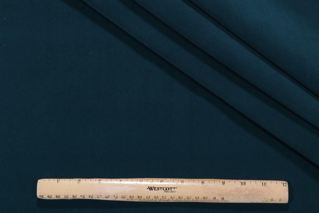 2 Yards Faye Velvet Upholstery Fabric in Peacock